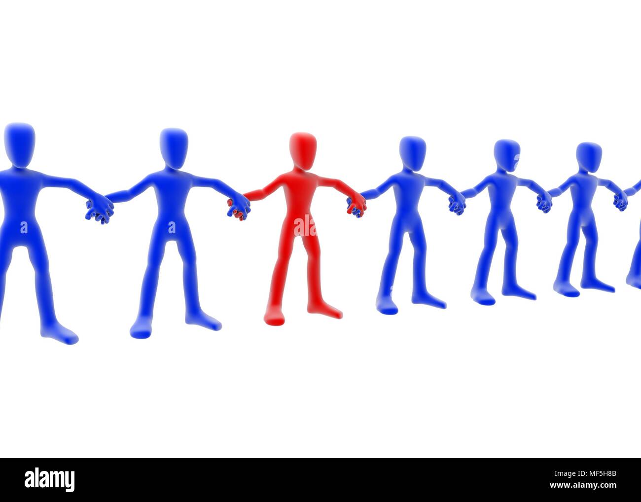 Forming a chain hi-res stock photography and images - Alamy