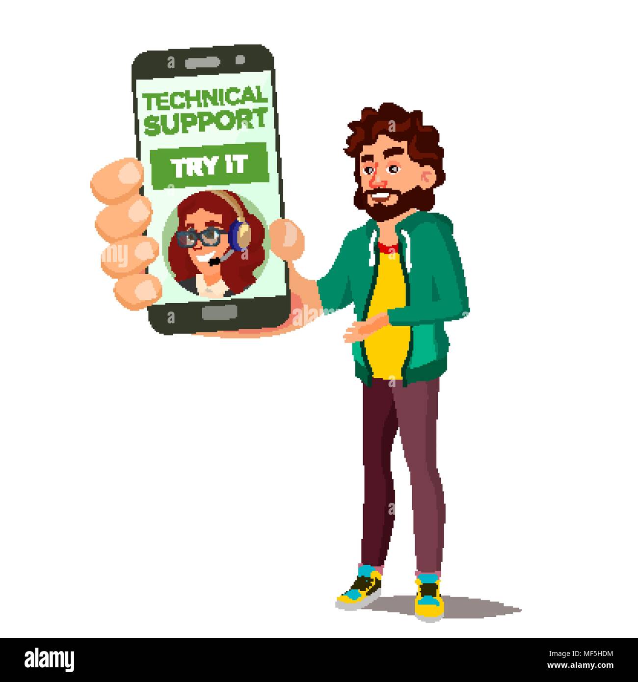 Technical Support Vector Operator Consulting Client Troubleshooting And Maintenance Department