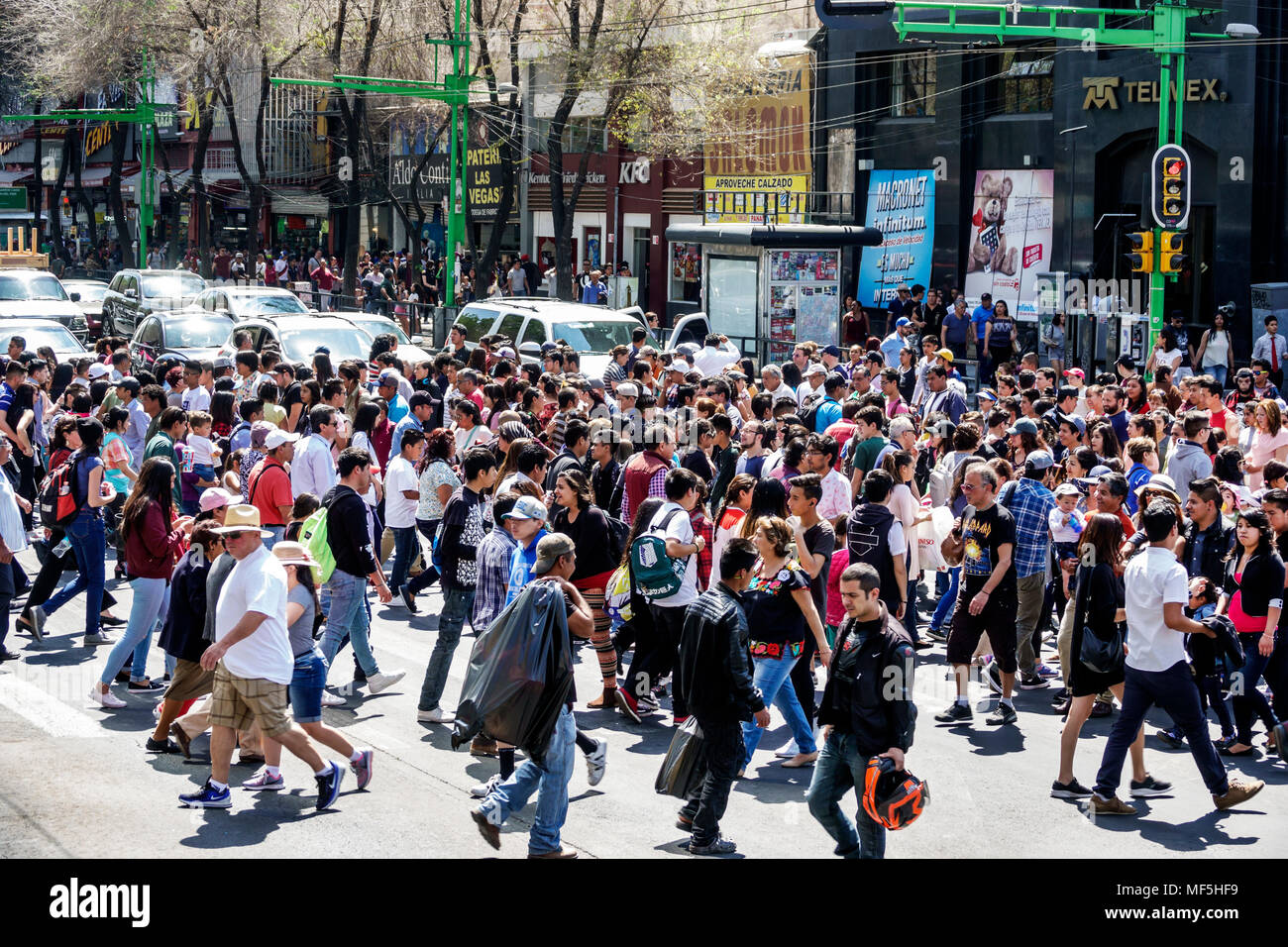 Hispanic pedestrians hi-res stock photography and images - Alamy