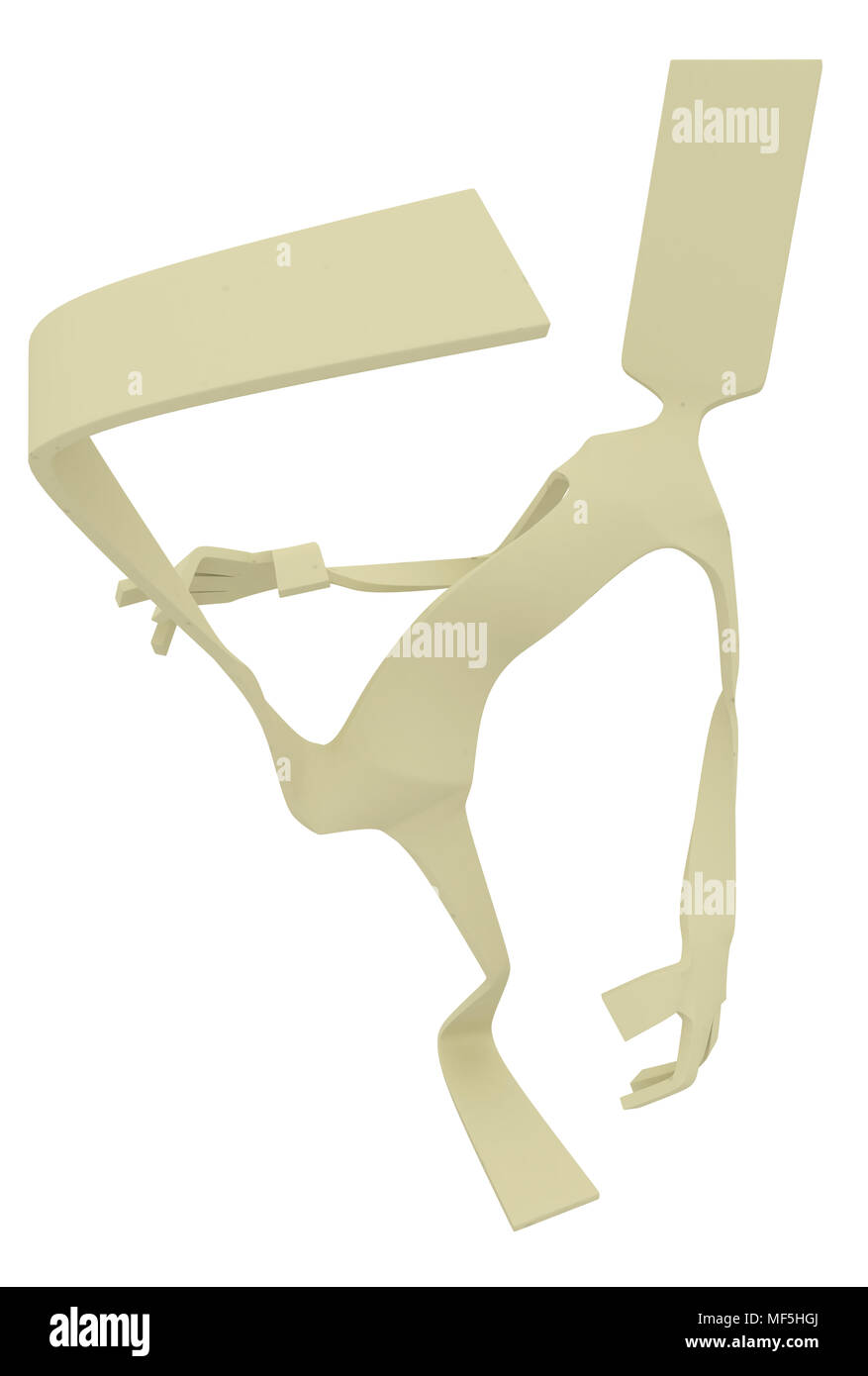 Flat 3d cartoon figure, isolated Stock Photo - Alamy