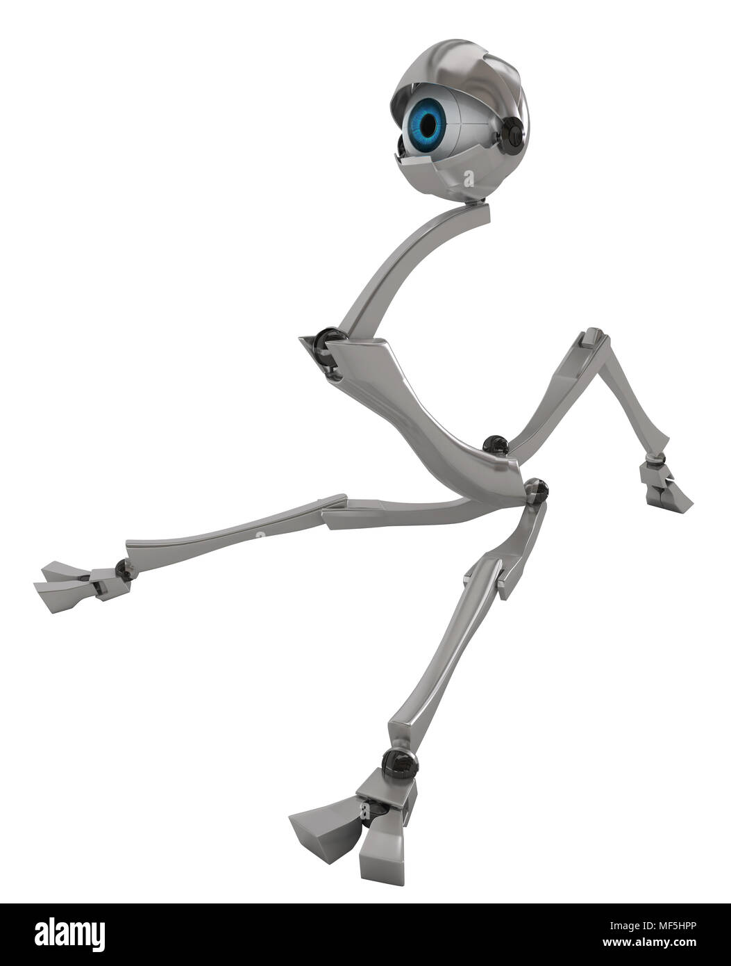 Electronic Eye Robot, 3d, isolated Stock Photo - Alamy