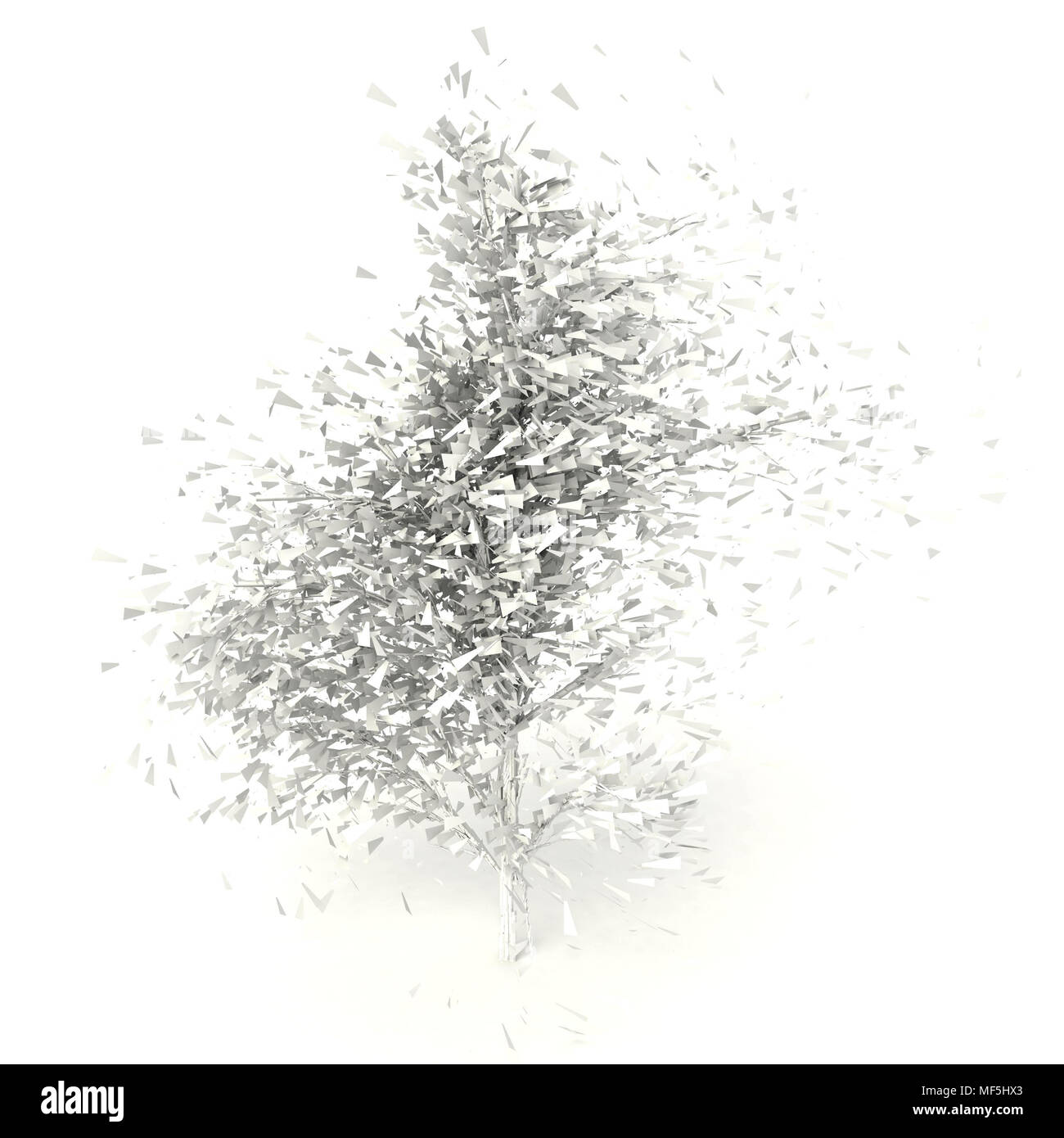 3d shard tree structure abstract Stock Photo - Alamy