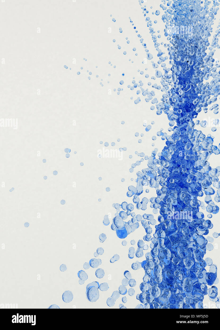 Colored 3d liquid stream, isolated Stock Photo - Alamy