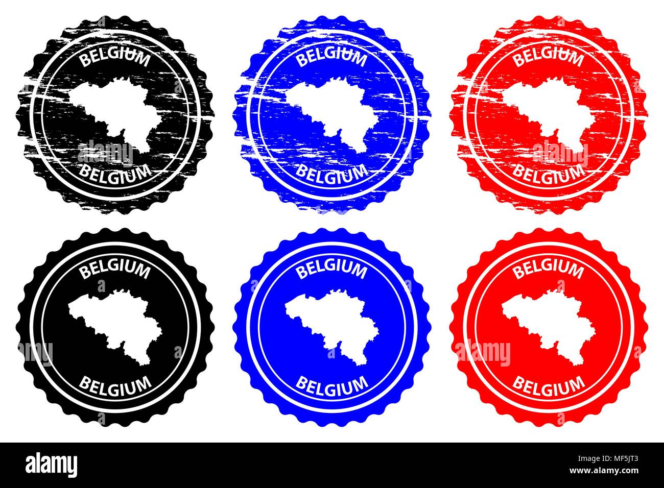 Belgium - rubber stamp - vector, Belgium map pattern - sticker - black ...