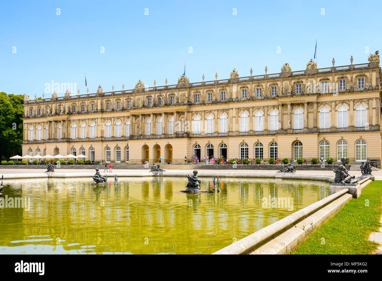 Herrenchiemsee Palace , one of the most famous castles and the largest ...