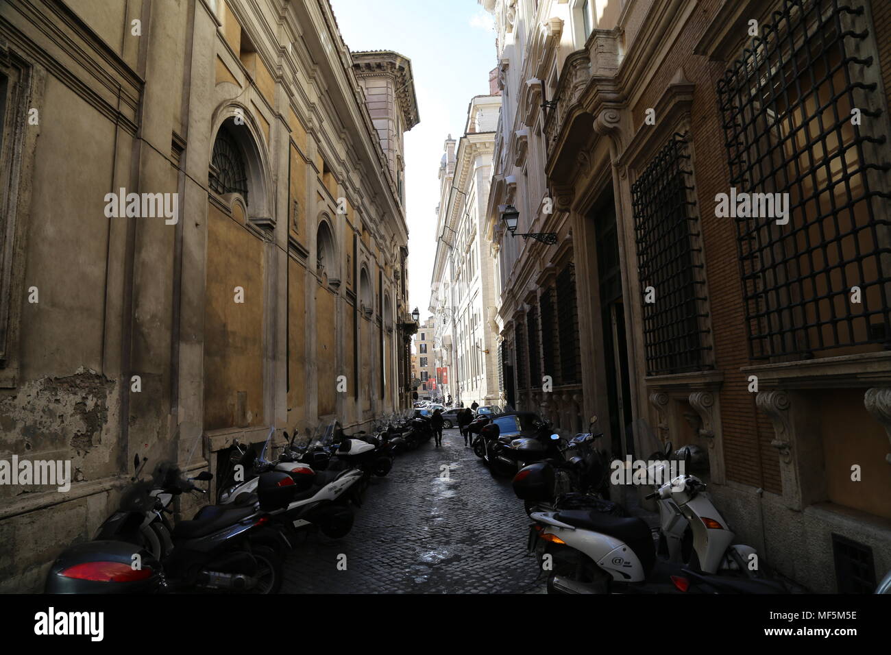 Street in Rome Stock Photo - Alamy
