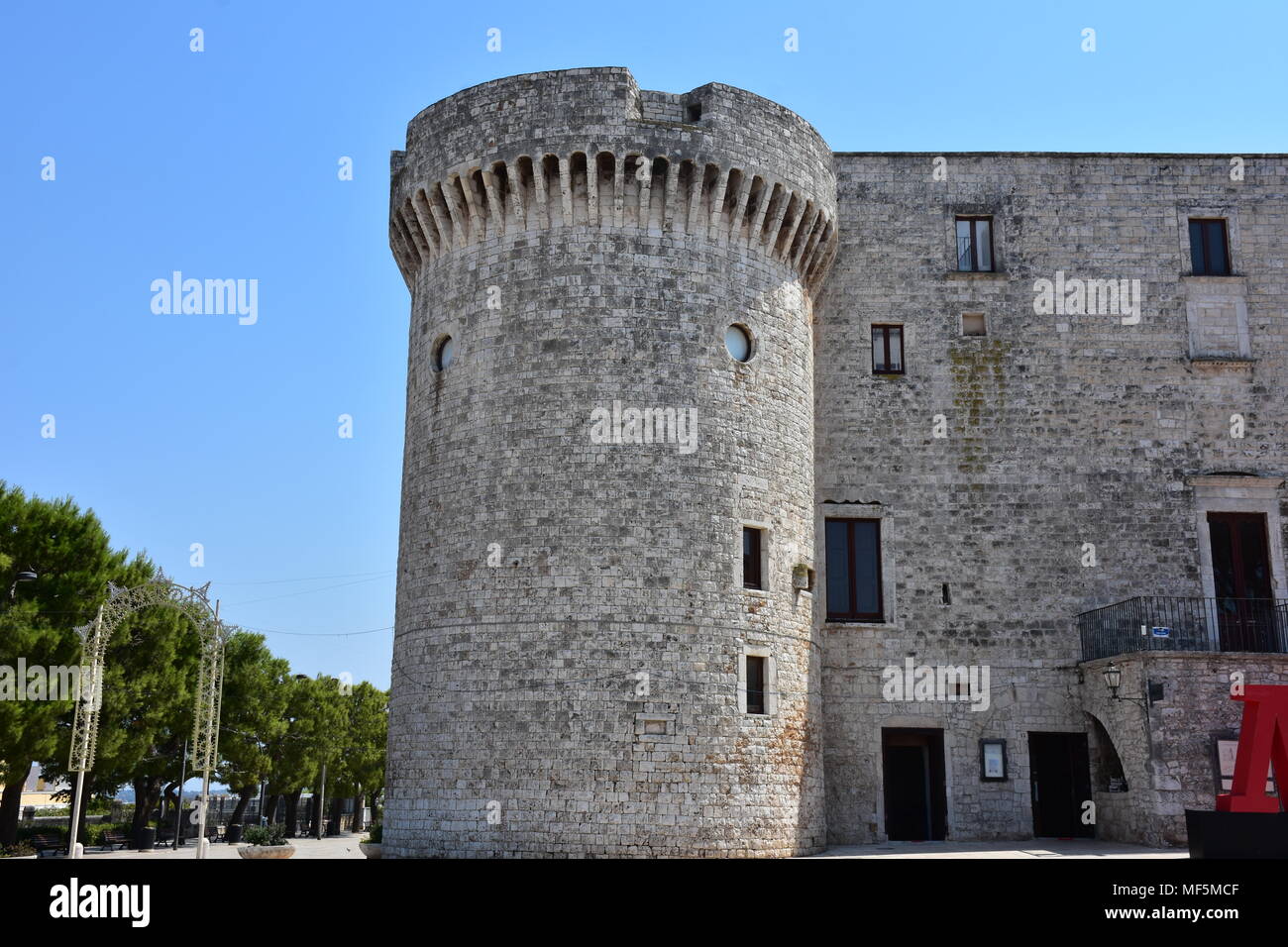 Italy, Puglia, Conversano, the castle Stock Photo - Alamy