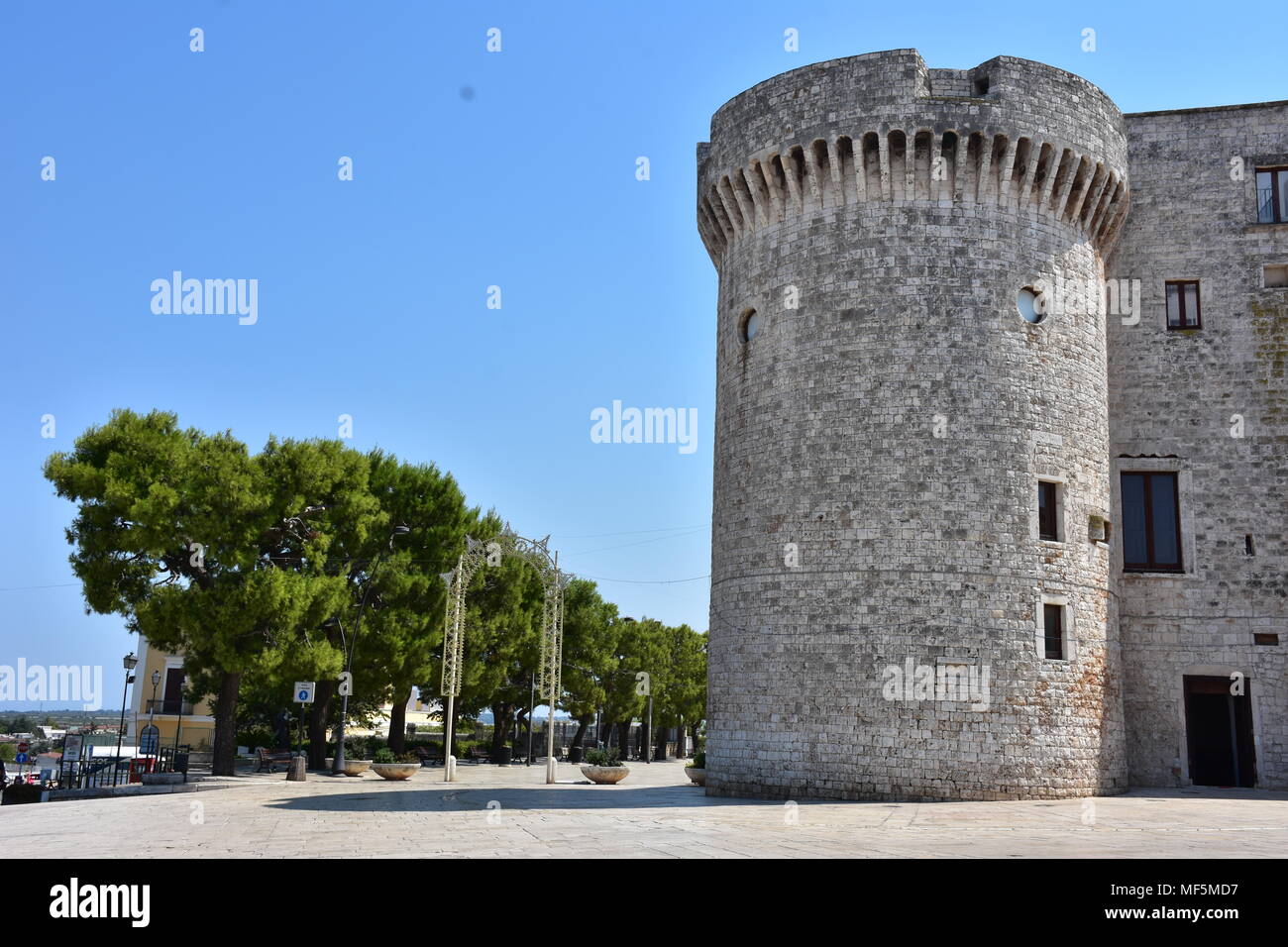Italy, Puglia, Conversano, the castle Stock Photo - Alamy