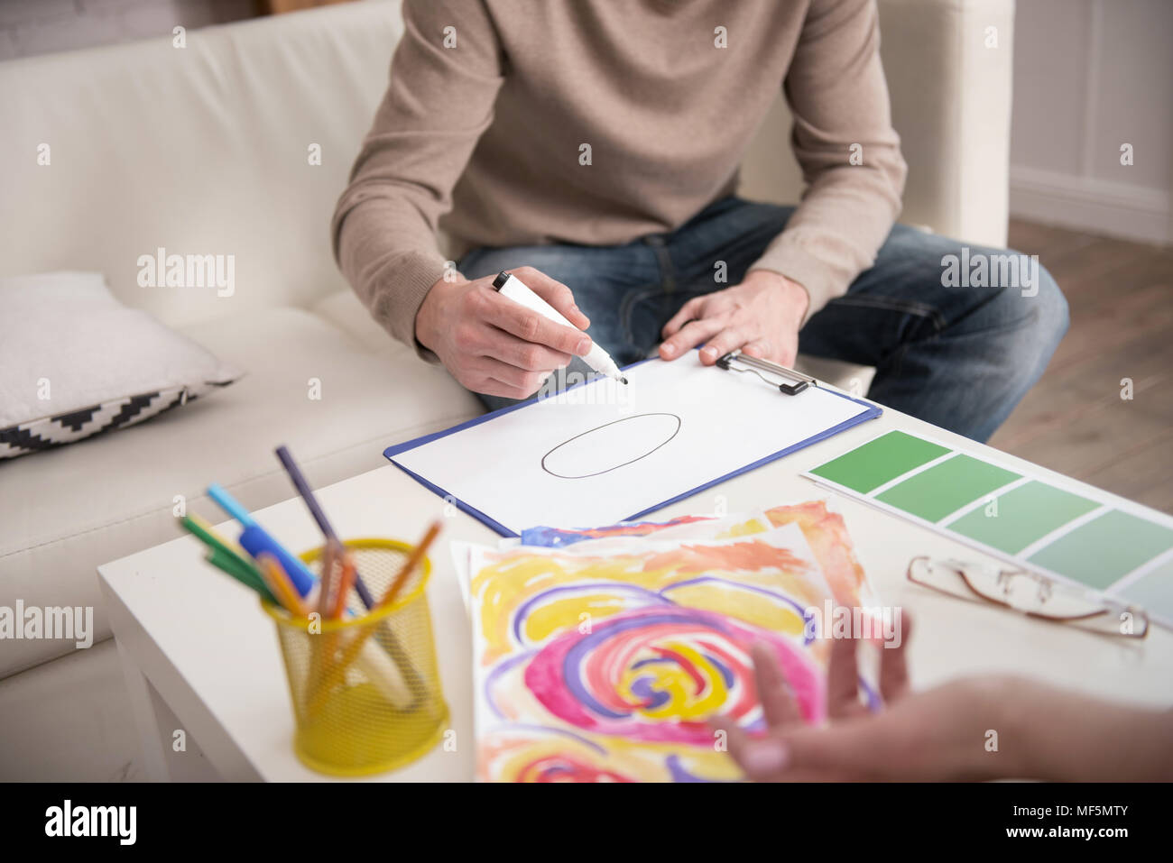 Hands medical drawing hi-res stock photography and images - Alamy