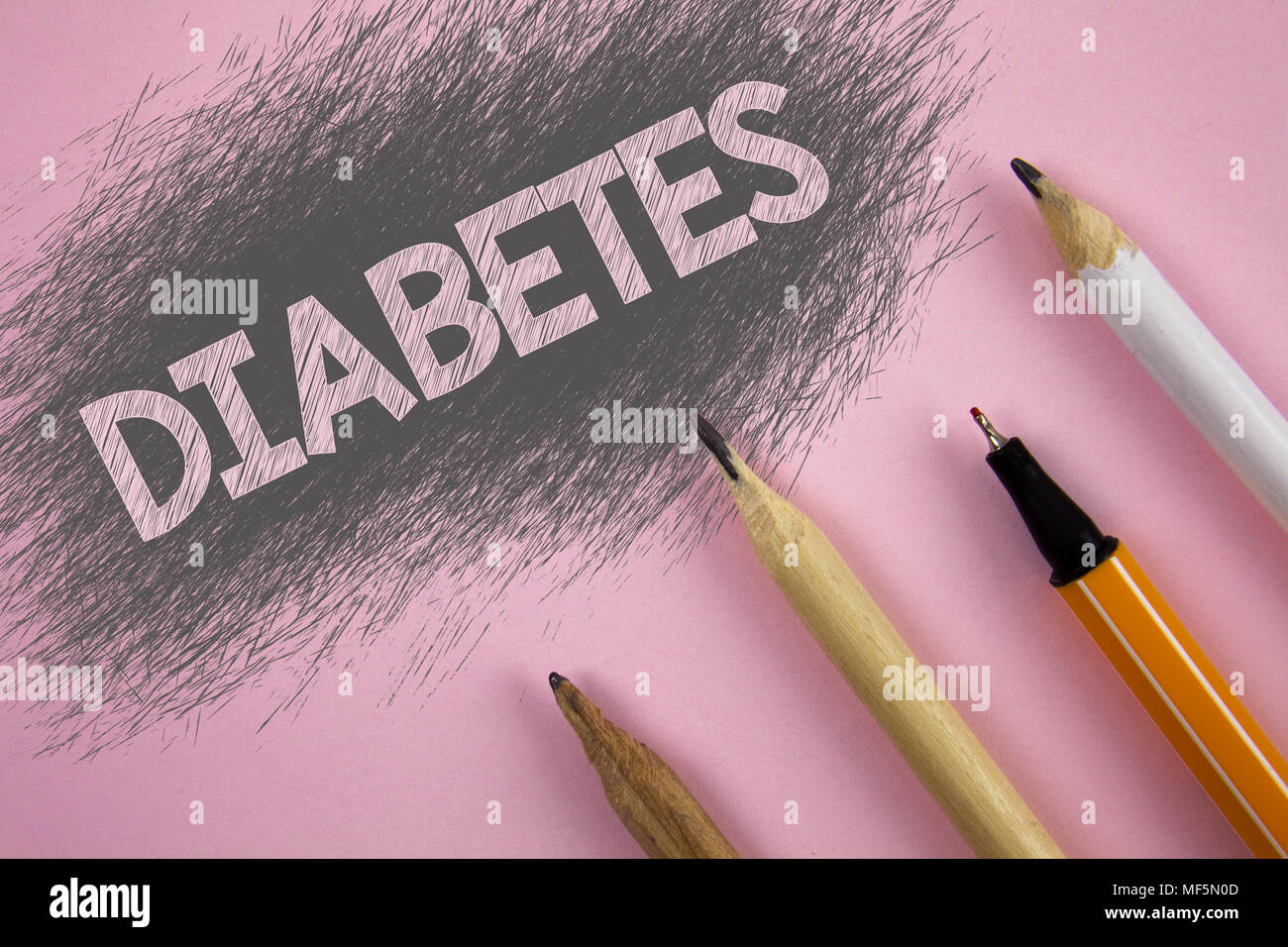 Text sign showing Diabetes. Conceptual photo Medical condition ...