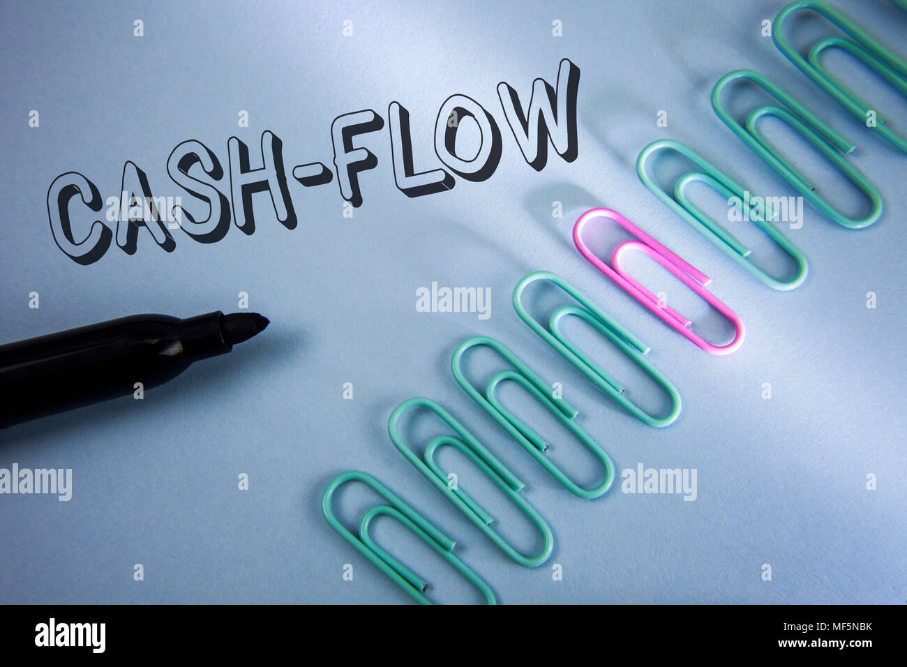 Handwriting text Cash-Flow. Concept meaning Virtual movement of money ...