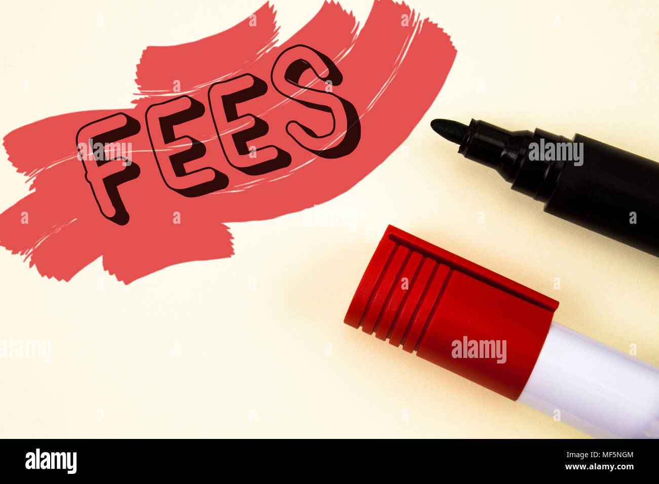 Handwriting text writing Fees. Concept meaning Online creative agency ...