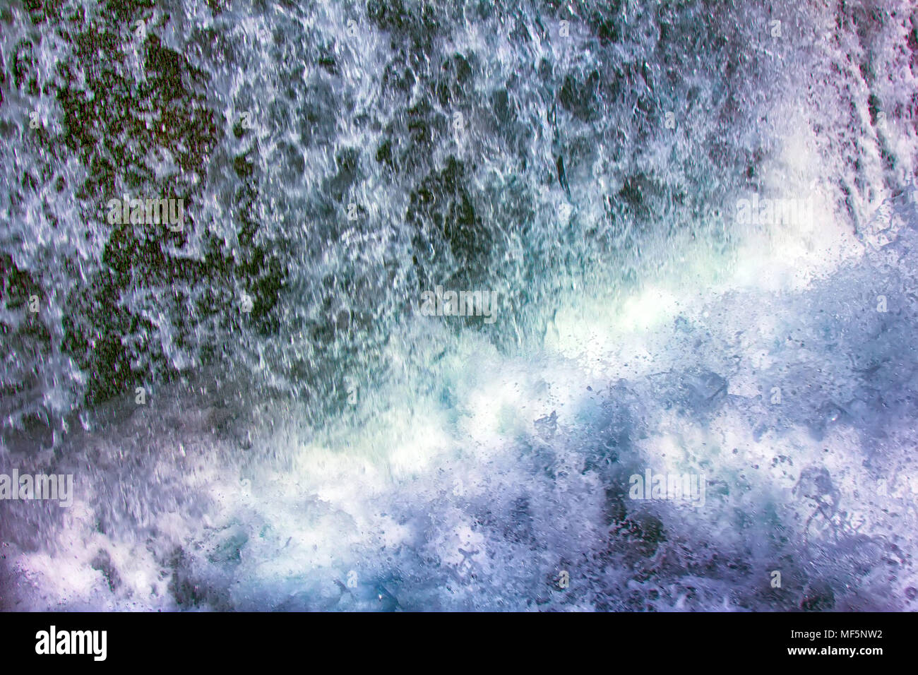 The waters of chaos. Seething, fluid, boiling, foaming, splashing water ...