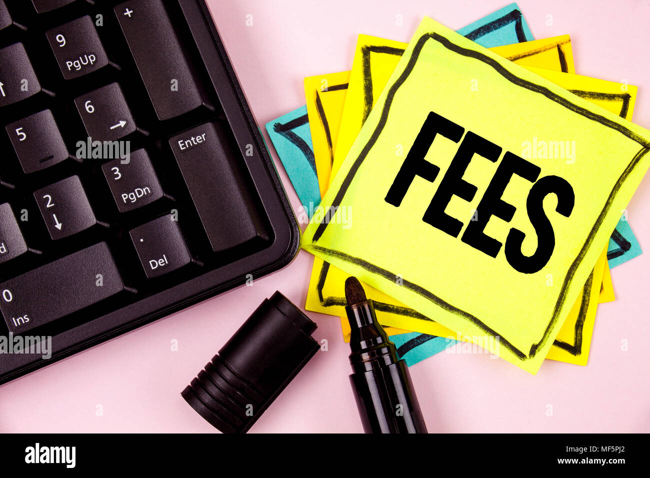 Word writing text Fees. Business concept for Online creative agency ...