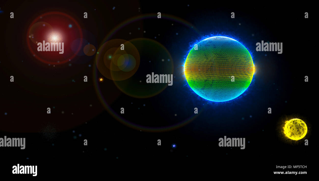 Solar System 3d Spins