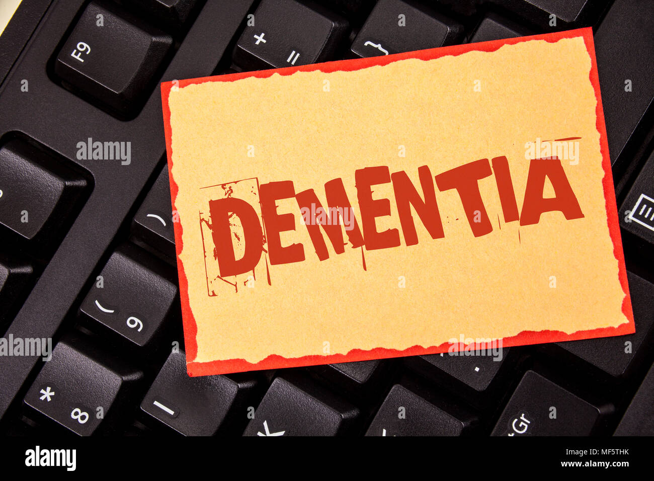 Word writing text Dementia. Business concept for Long term memory loss ...