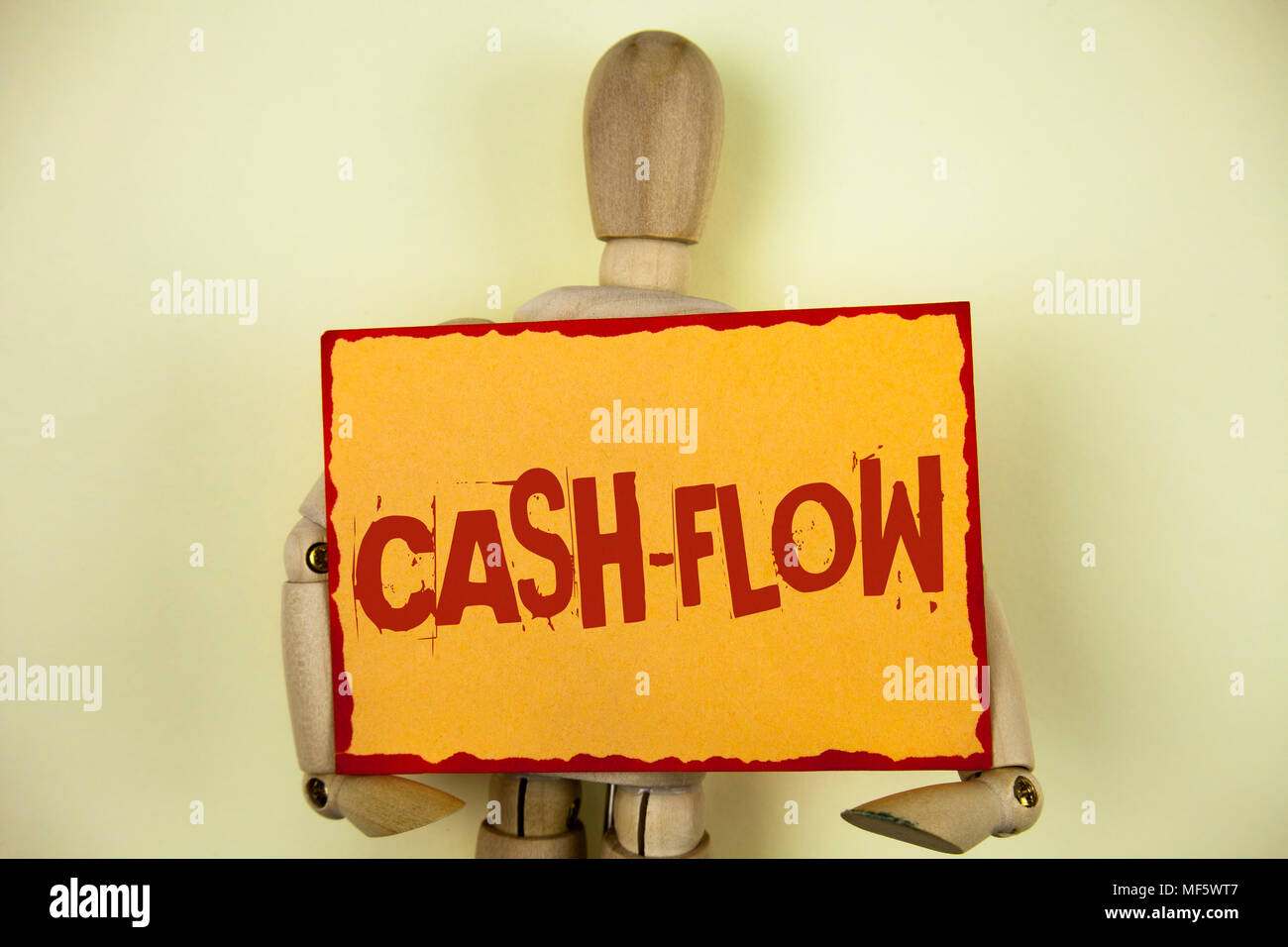 Conceptual hand writing showing Cash-Flow. Business photo text Virtual ...
