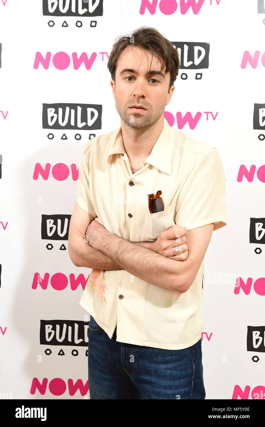 Justin Young of The Vaccines during a BUILD event in London Stock Photo ...