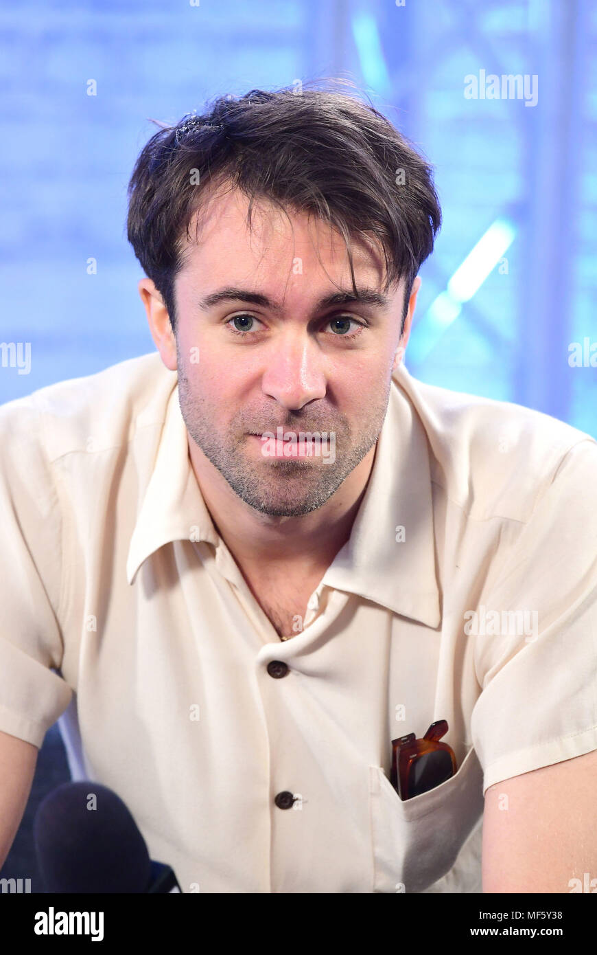 Justin Young of The Vaccines during a BUILD event in London Stock Photo ...