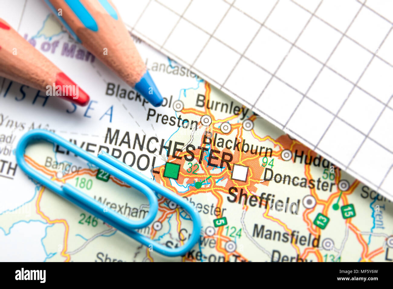 Manchester Airport Map High Resolution Stock Photography and Images - Alamy