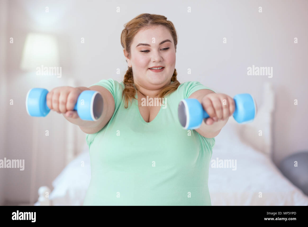 Obese young woman hi-res stock photography and images - Alamy