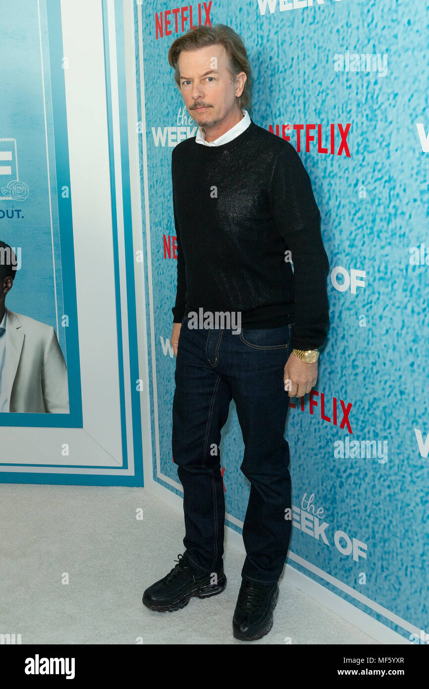 David Spade attends premiere of the The Week Of at AMC Loews Lincoln ...