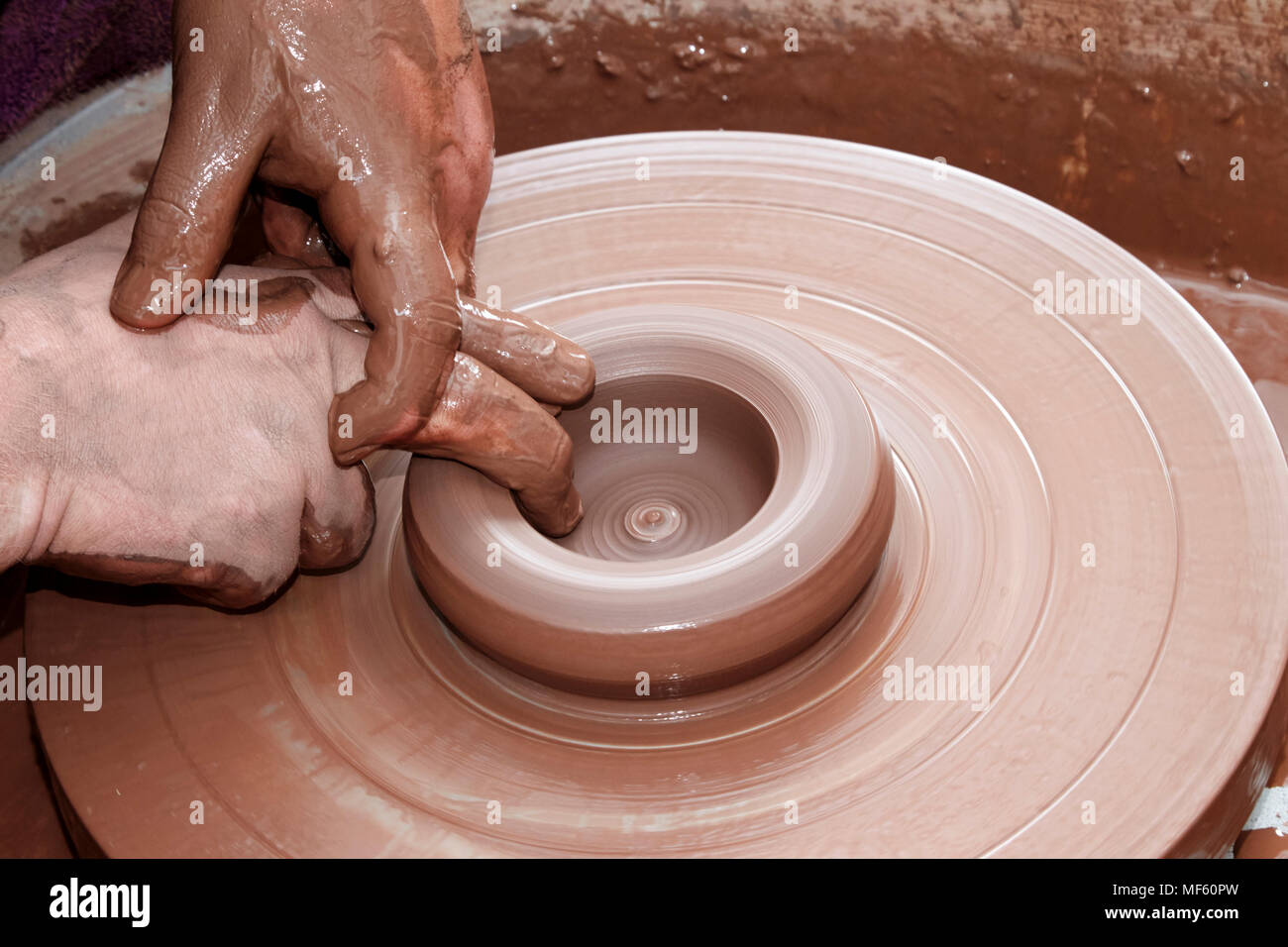 Manual pottery wheel hi-res stock photography and images - Alamy
