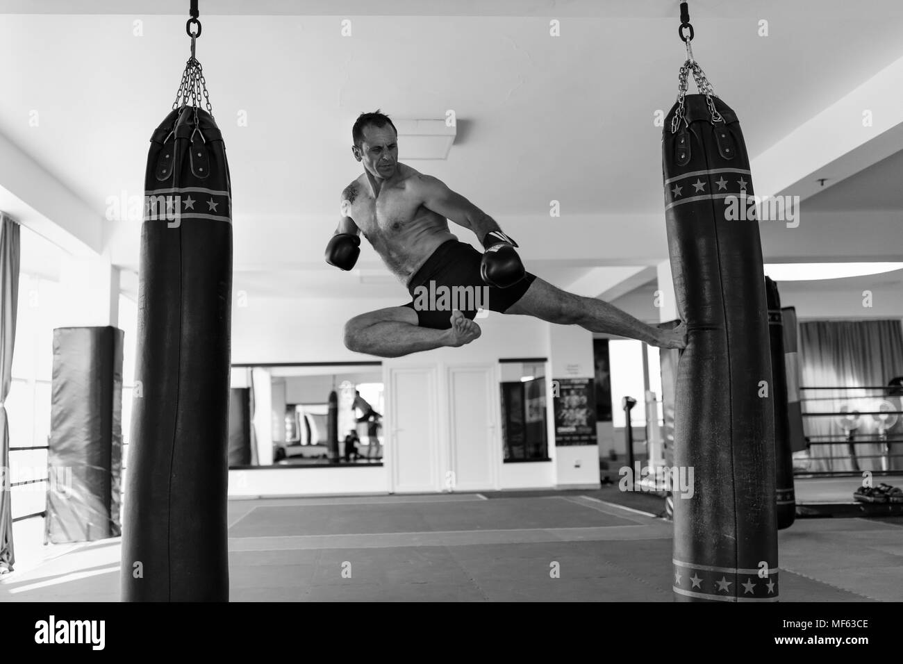 Presentation of kickboxing in Pitesti Romania by Master Marius Cocean ...