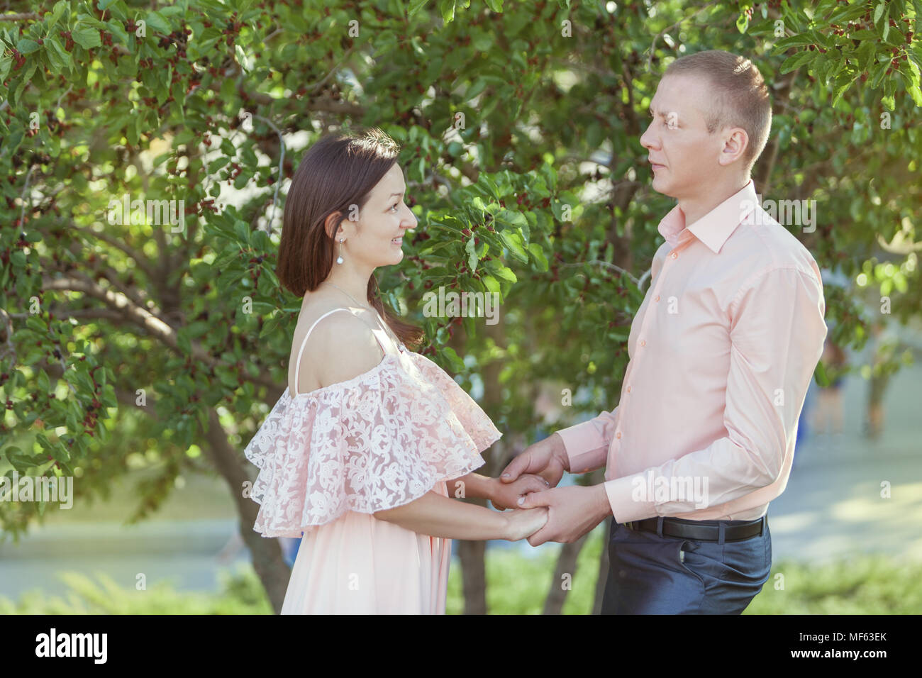 Beautiful couple in love embracing hi-res stock photography and images ...