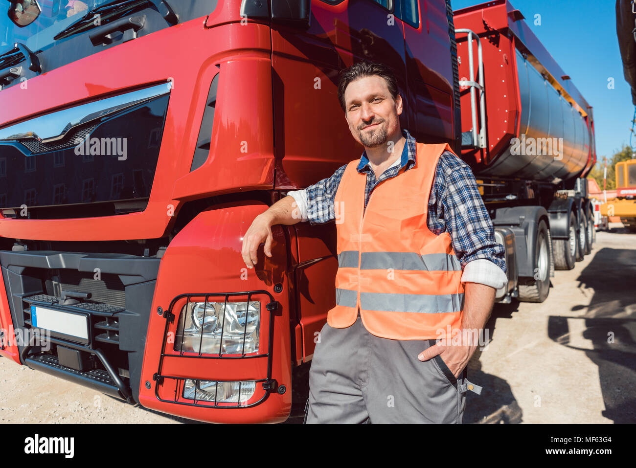 Long distance lorry driver hi-res stock photography and images - Alamy