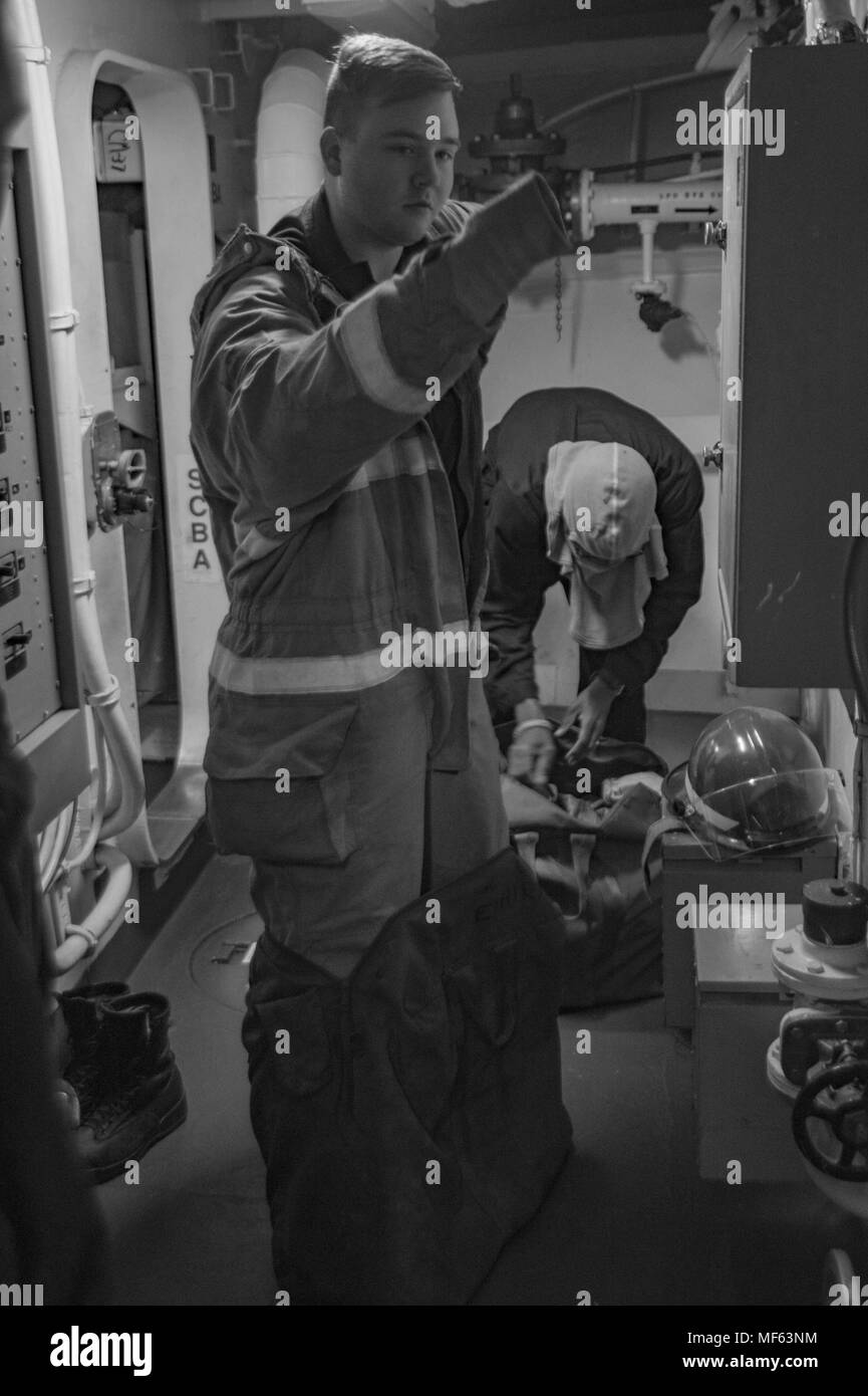 Fire fighting gear Black and White Stock Photos & Images - Alamy