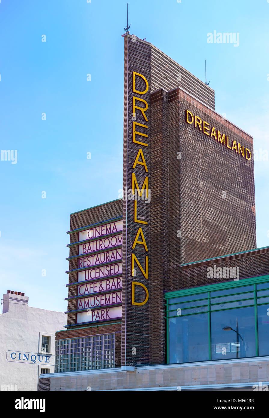 Exterior of dreamland, Margate Kent UK Stock Photo - Alamy