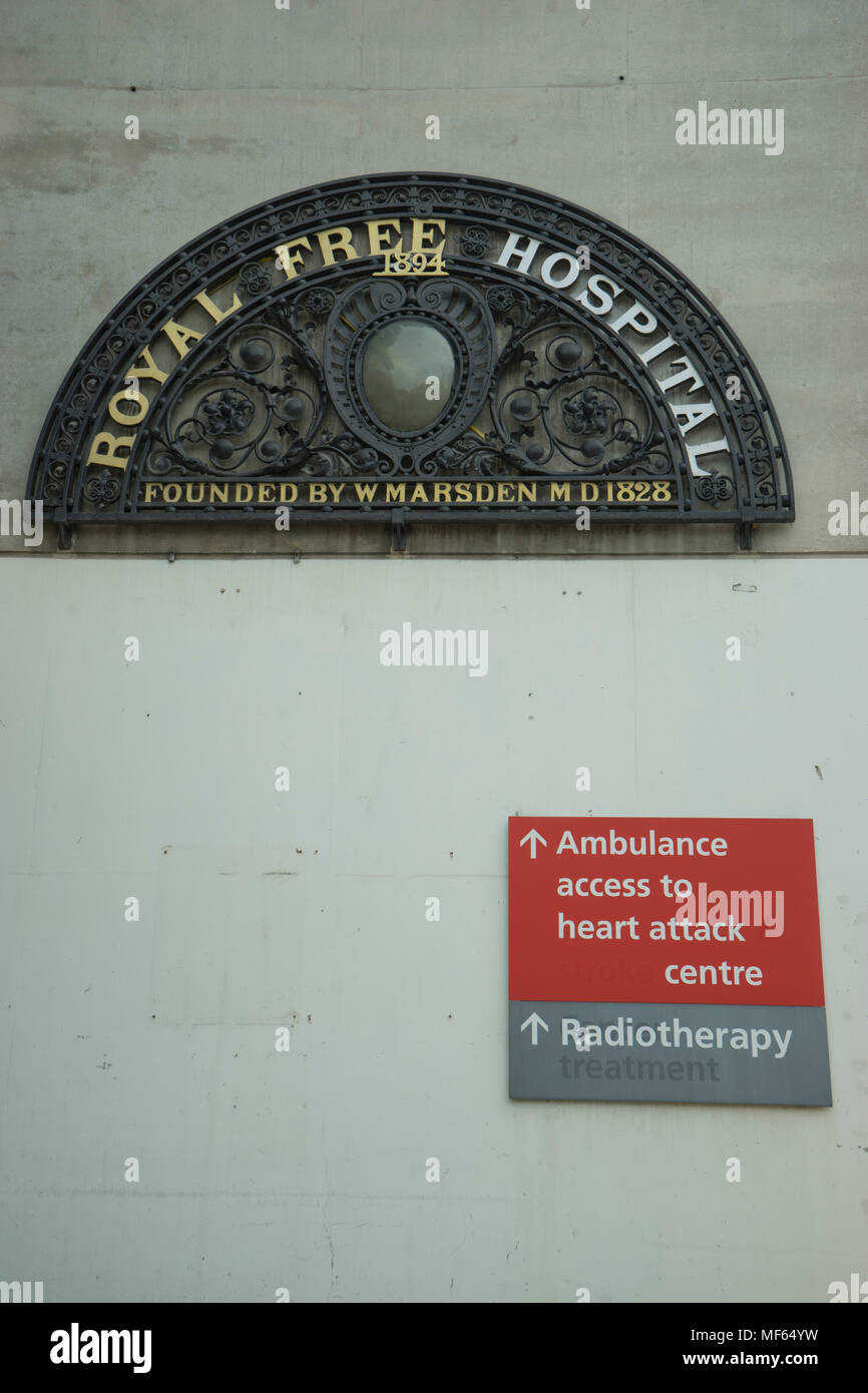 Royal Free Hospital Hampstead High Resolution Stock Photography and ...