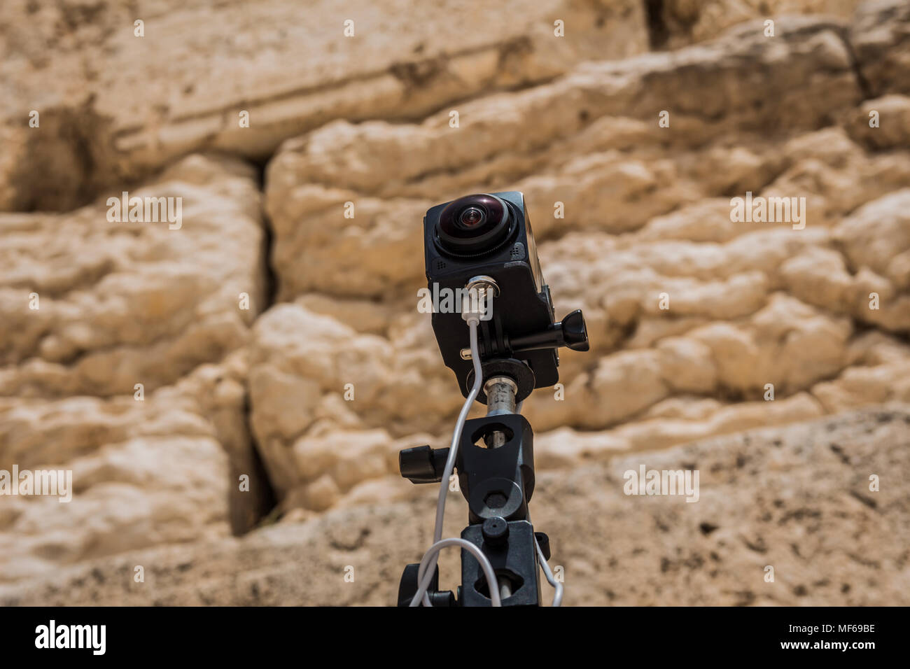 360 degrees video cameras system in filmed production at the Western ...