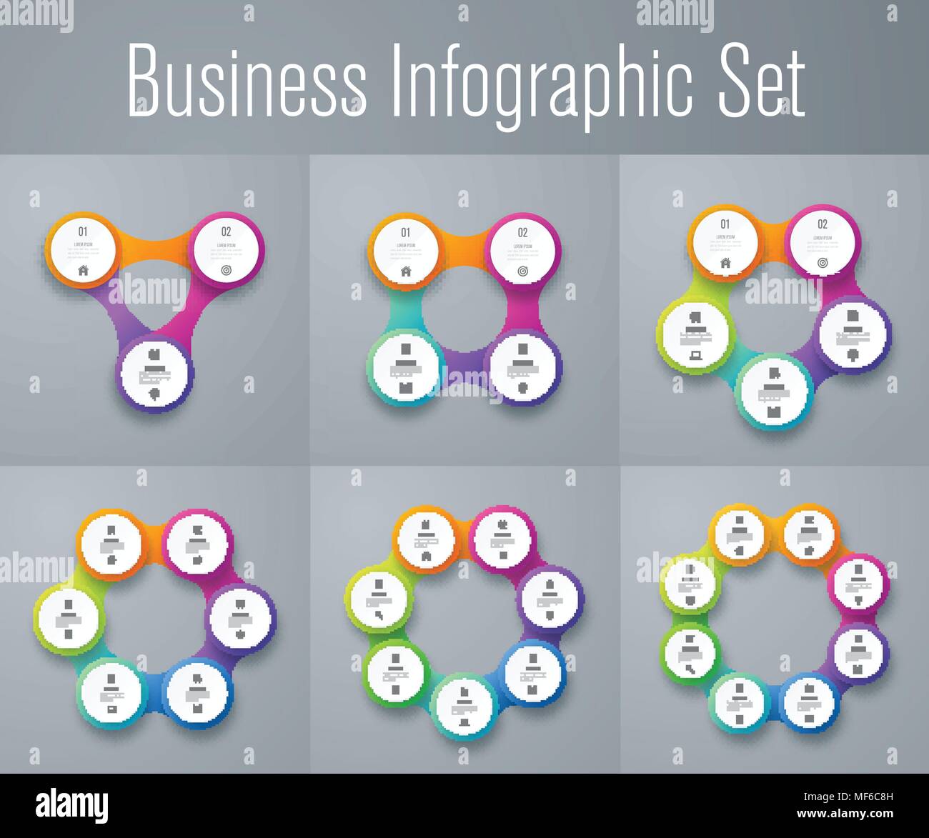 Set with infographics Stock Vector Image & Art - Alamy