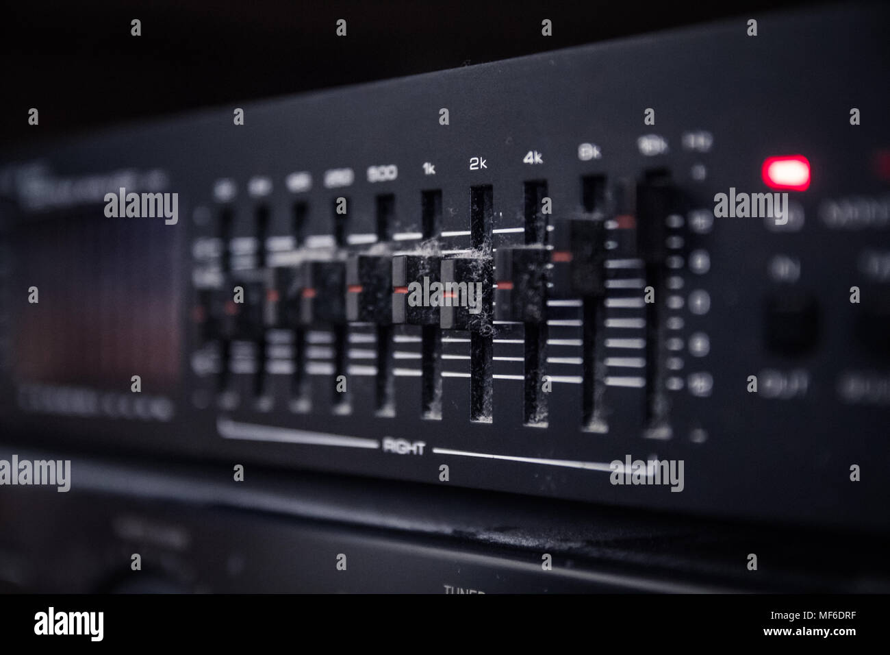 Volume graphic equalizer controls on hi-res stock photography and ...
