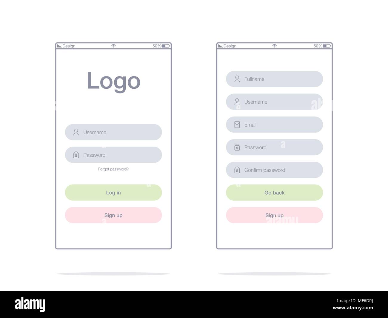 Vector Illustration of screens and web concept Stock Vector Image & Art ...