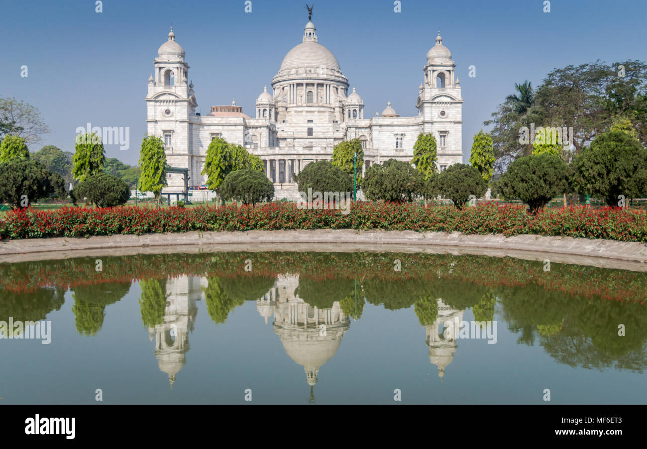 A beautiful view of Victoria Memorial, Kolkata, Calcutta, West Bengal ...