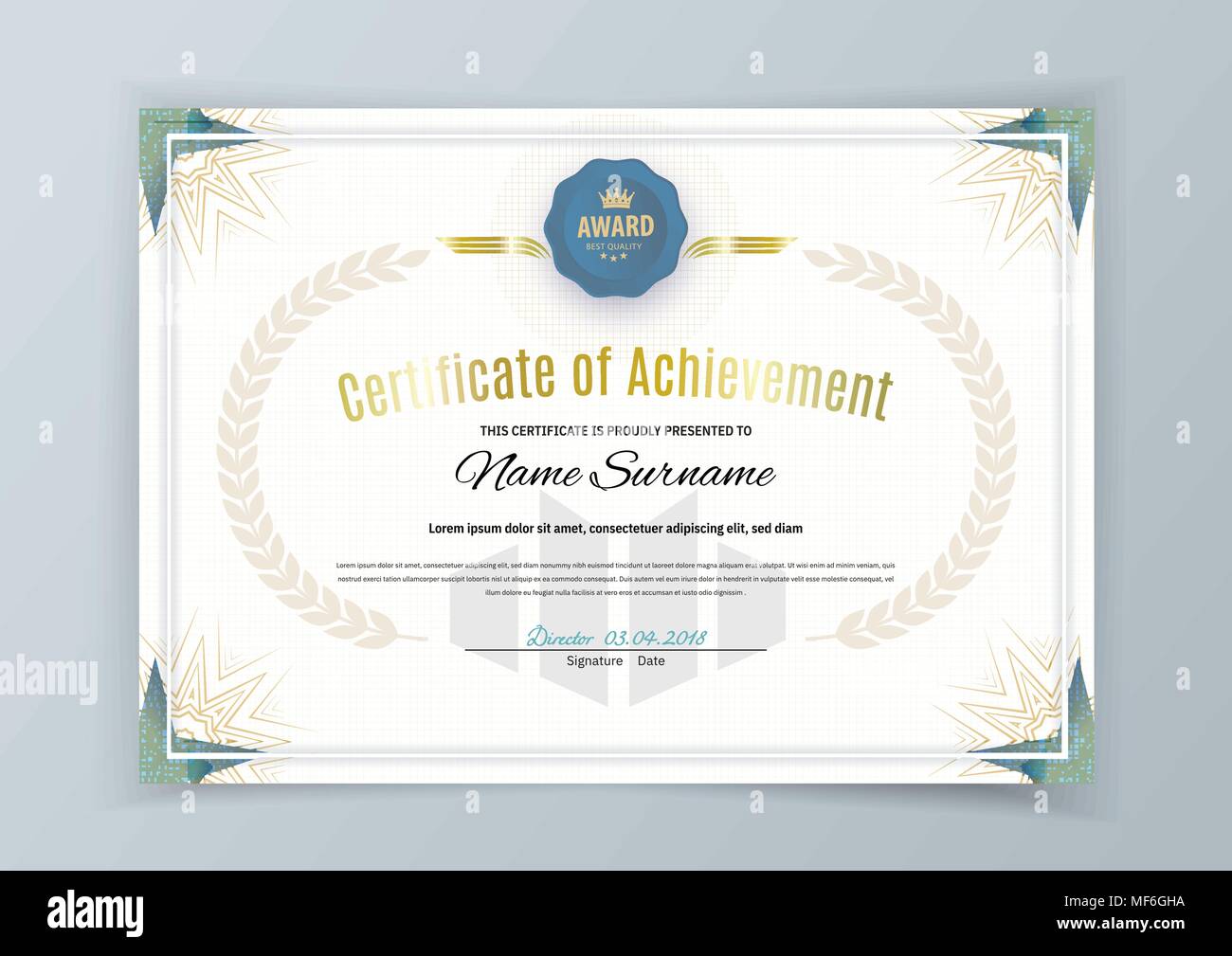Clean certificate hi-res stock photography and images - Alamy