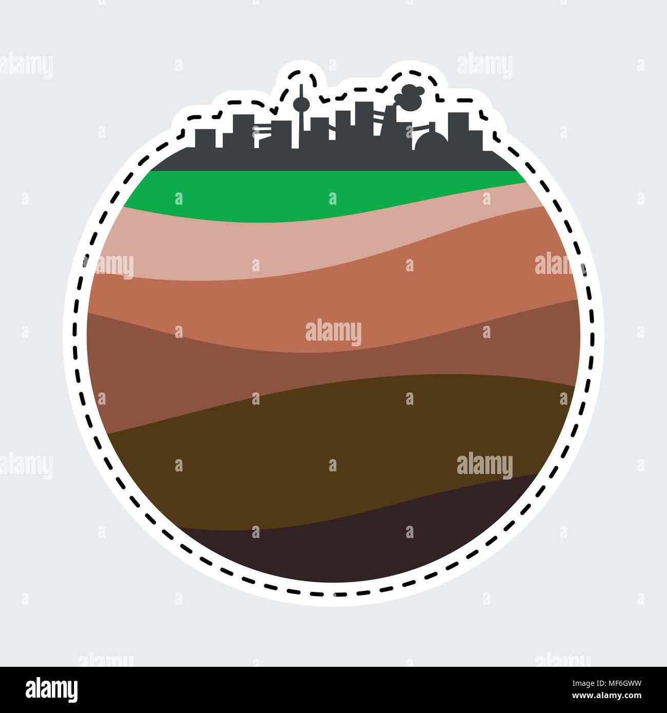 Earth layers art hi-res stock photography and images - Alamy