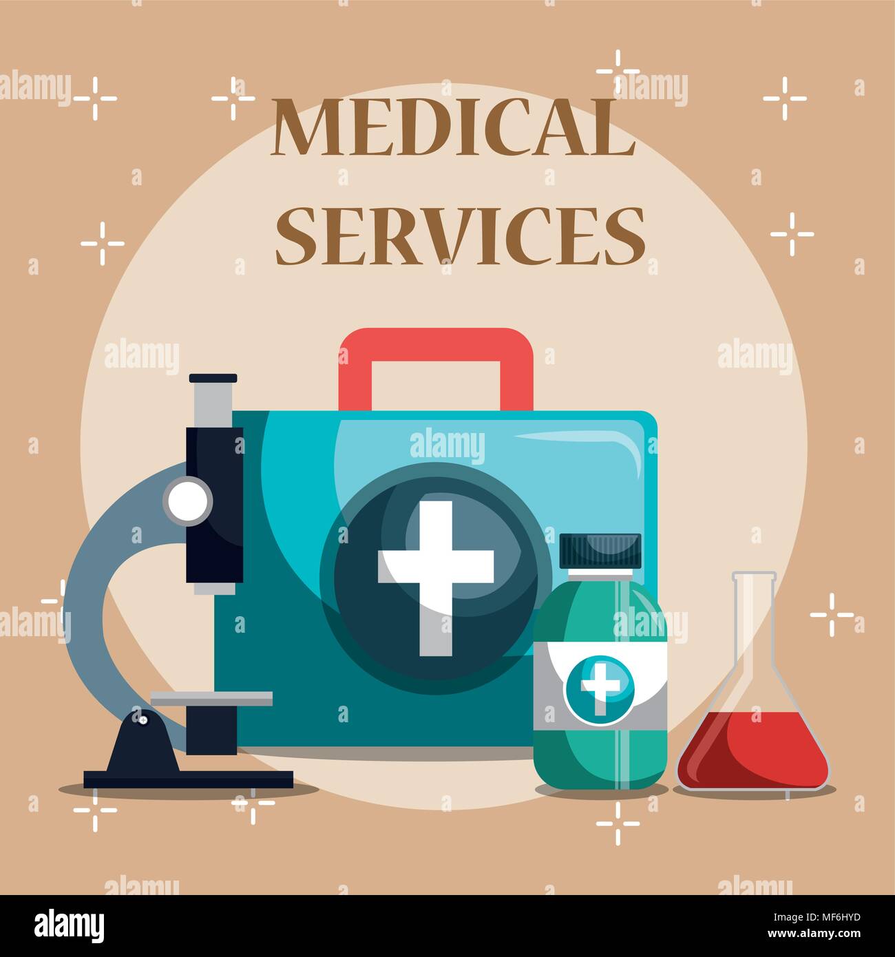 medical service set icons Stock Vector Image & Art - Alamy