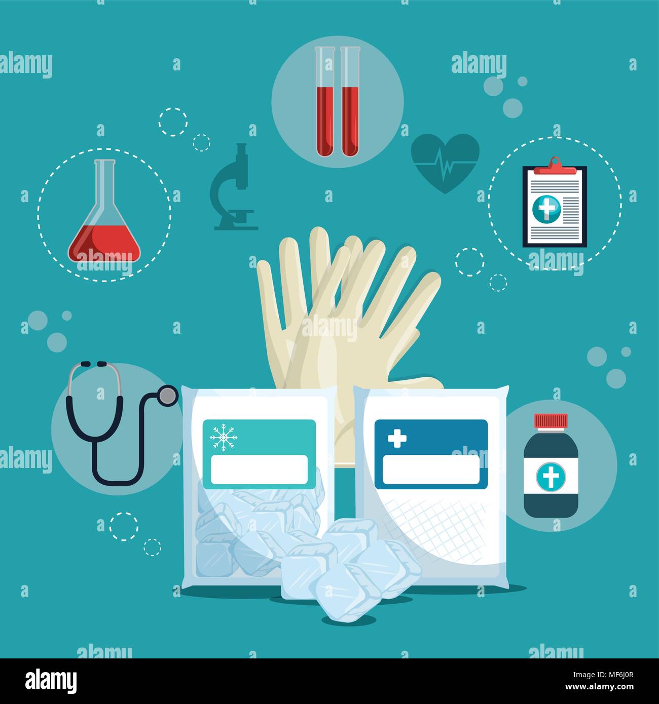 medical service set icons Stock Vector Image & Art - Alamy