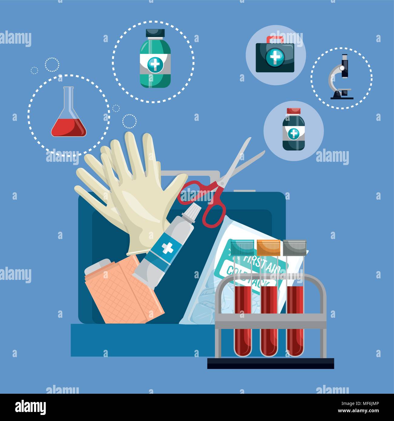 medical service set icons Stock Vector Image & Art - Alamy