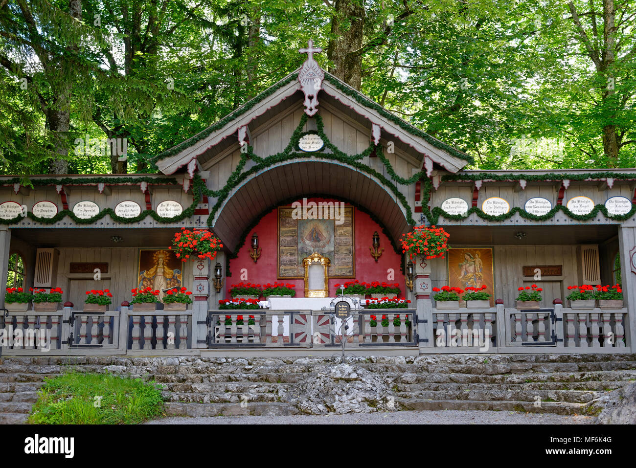 Outside Altar, Pilgrimage Church Mariä Himmelfahrt, Birkenstein ...