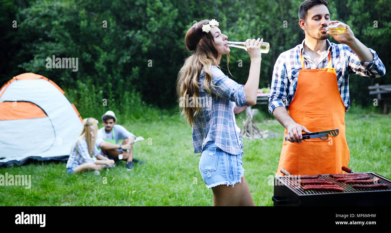 Party in nature hi-res stock photography and images - Alamy
