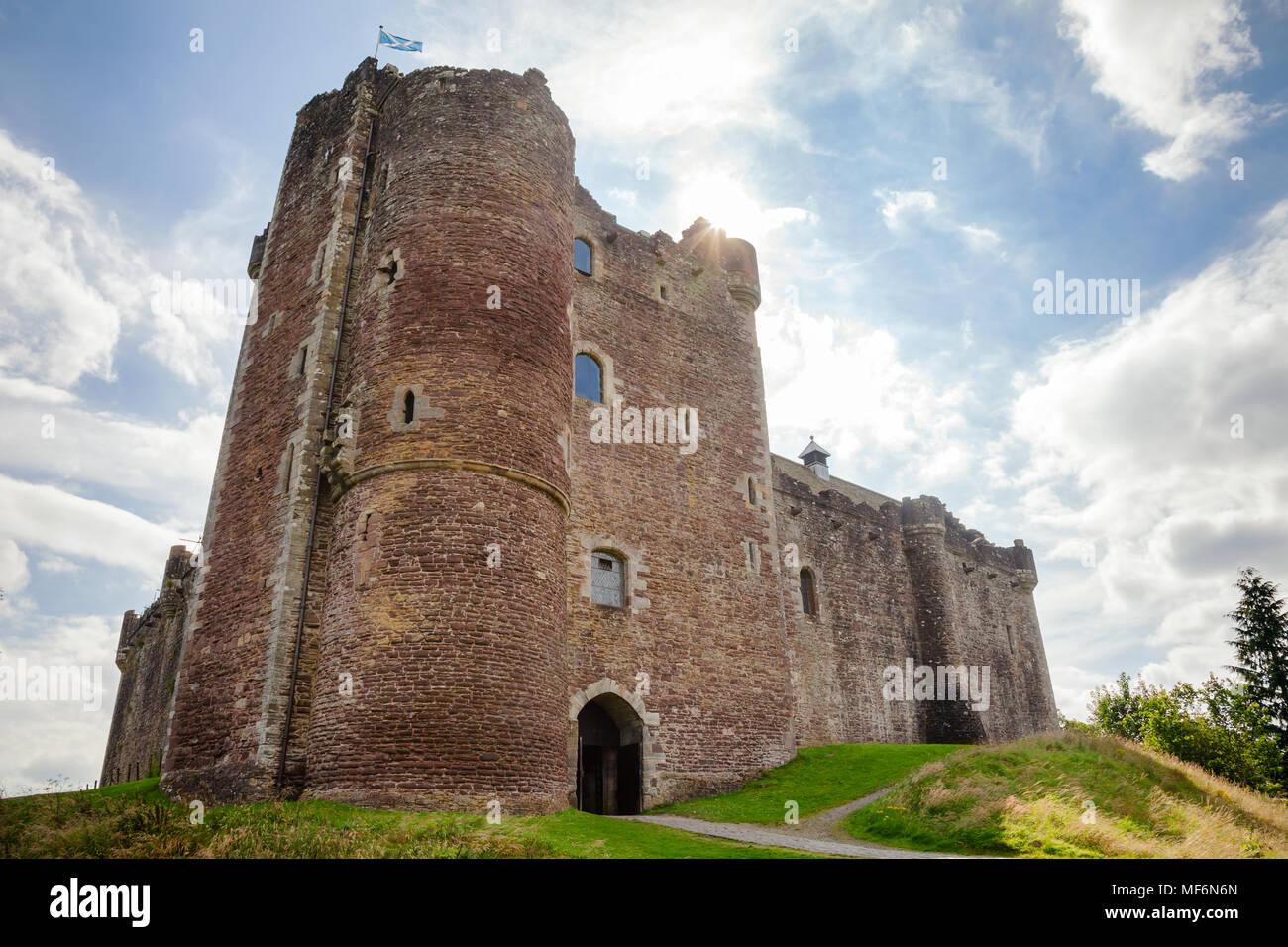 Medieval Doune Castle, Stirling district of central Scotland, UK ...