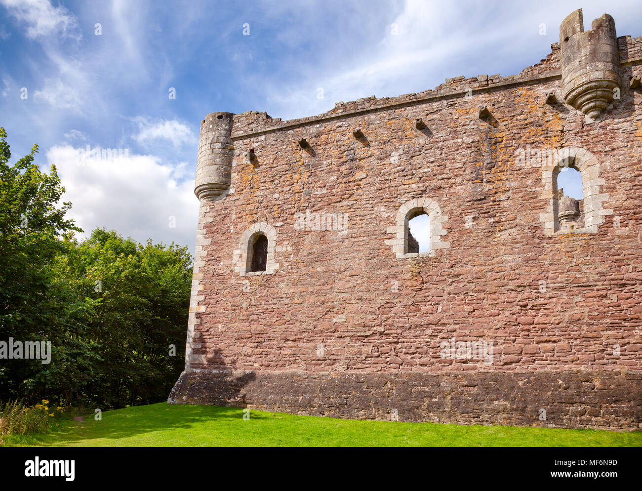 Medieval Doune Castle, Stirling district of central Scotland, UK ...