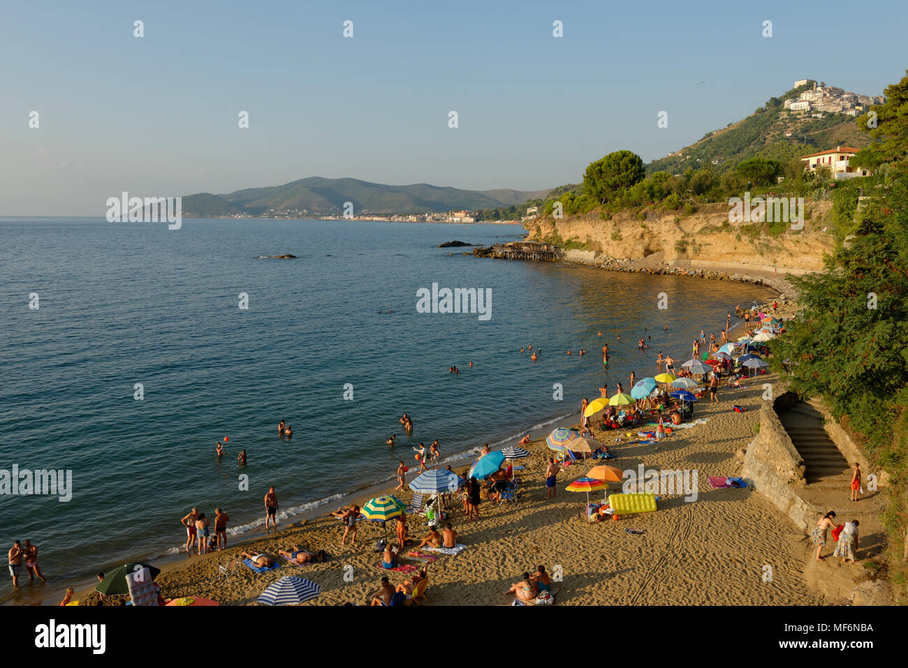 Beach, San Marco di Castellabate, Cilento National Park, Province of ...