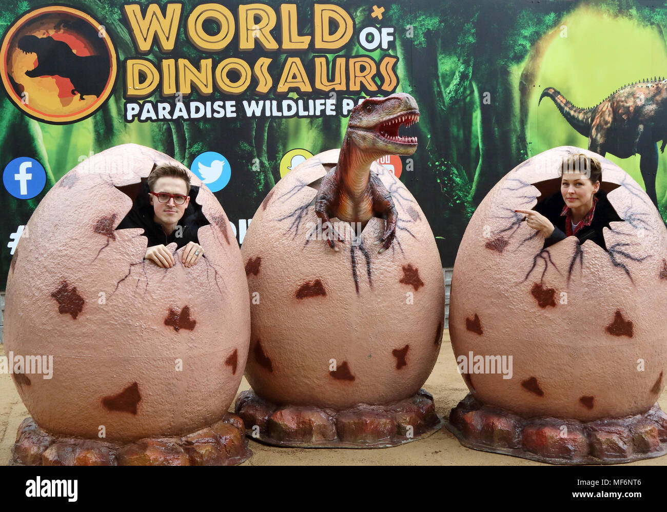 Launch of 'The World of Dinosaurs' at Paradise Wildlife Park ...