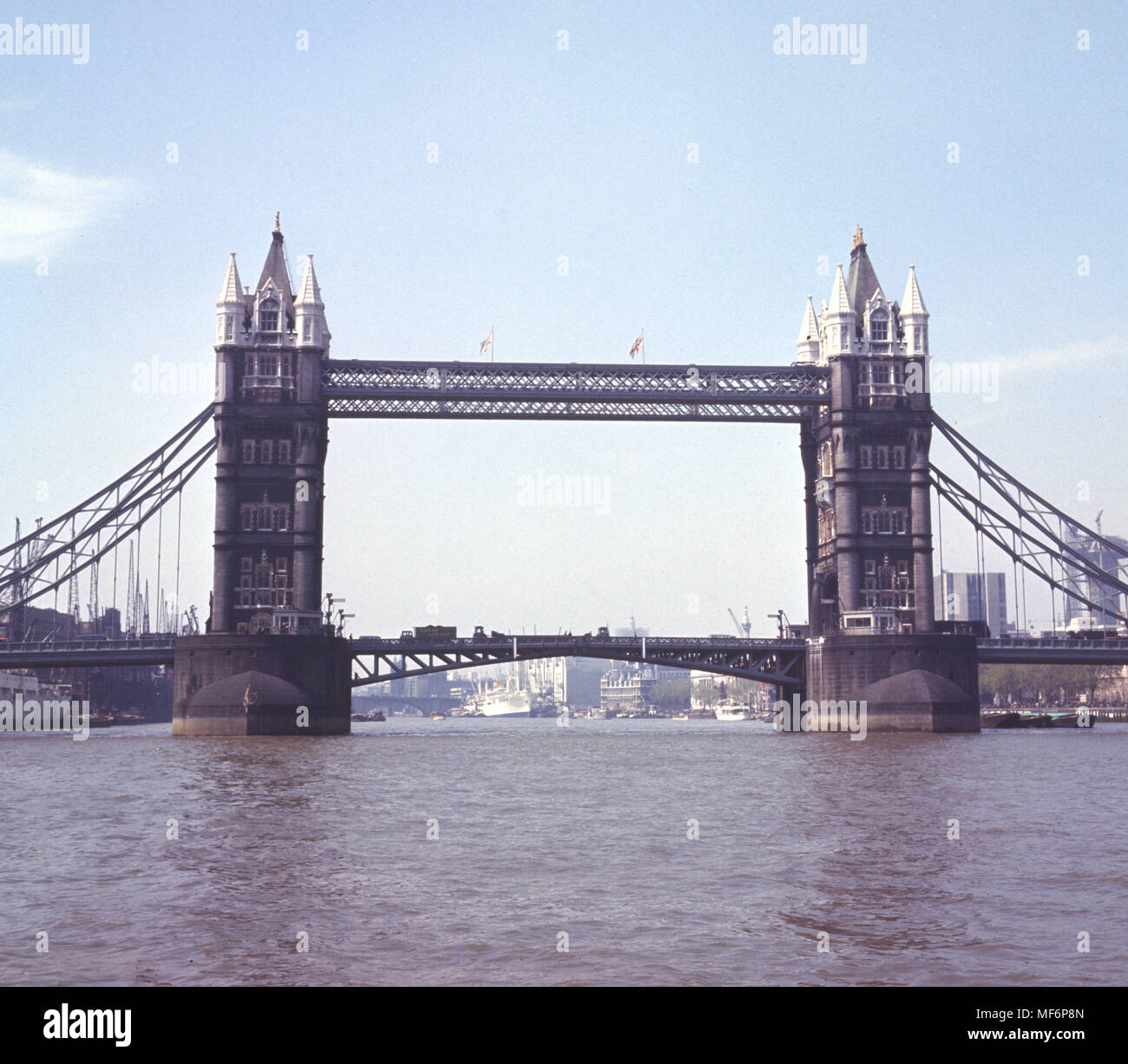 Tower Bridge, Pool of London, from the River Thames Stock Photo - Alamy